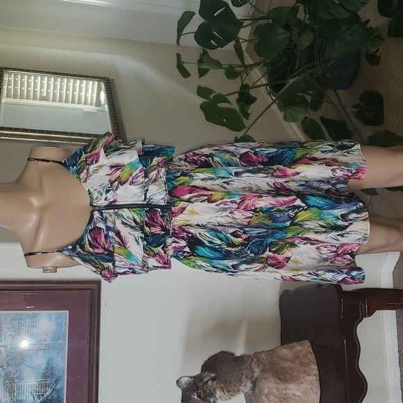 No Boundaries | Dresses | No Boundaries M Ruffle Bodice Front Zip ...